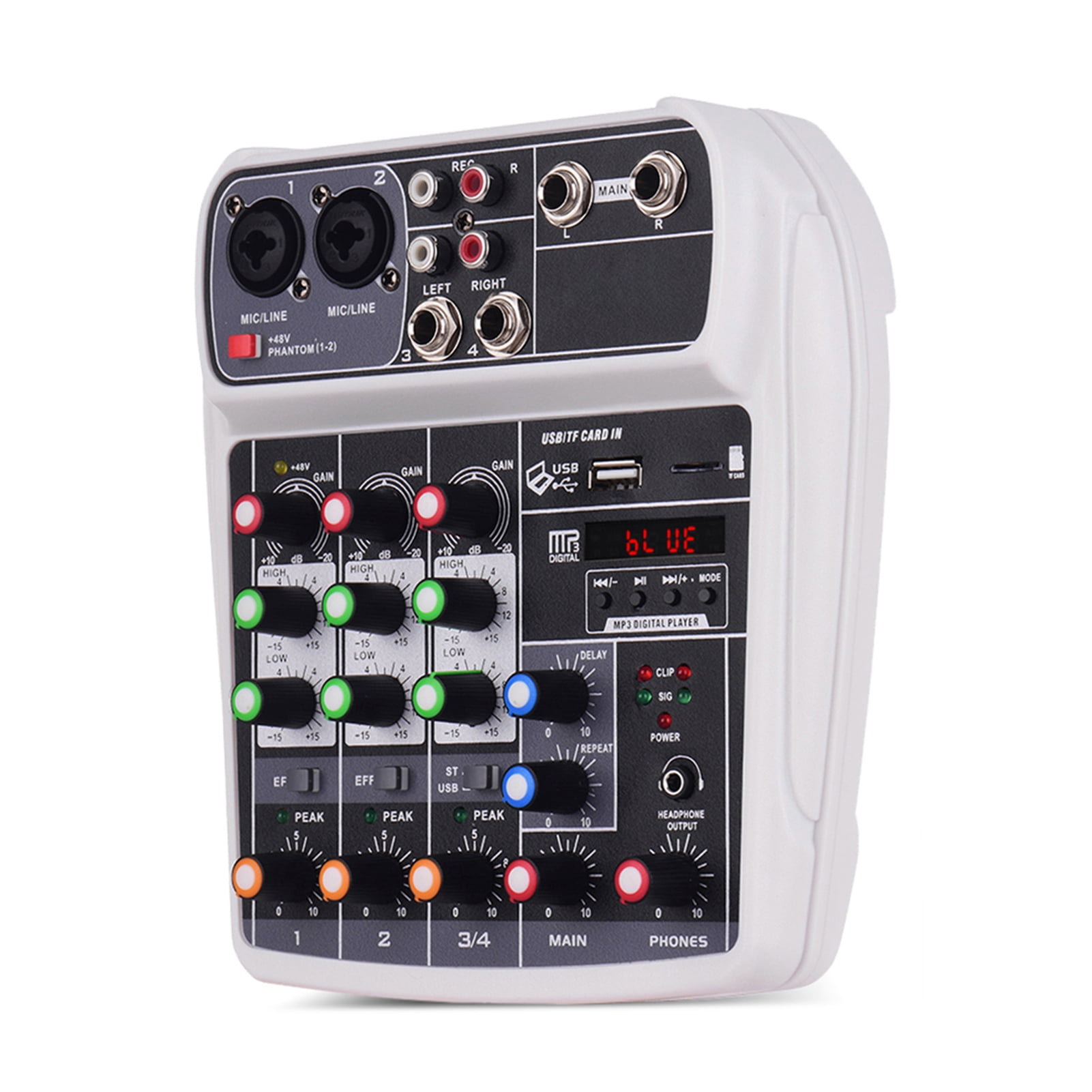 Buy Yeacher AI-4 Compact Mixing Console Digital Audio Mixer 4-Channel ...