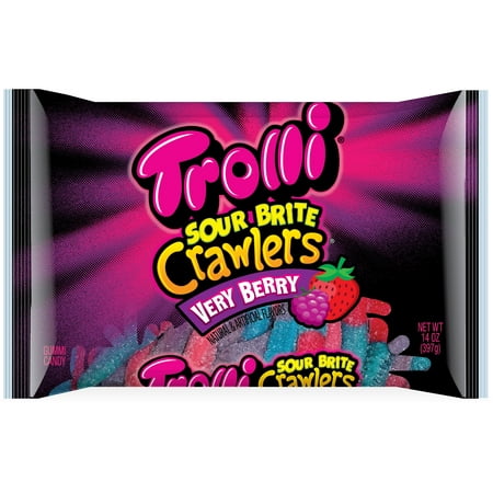 Trolli Sour Brite Crawler Very Berry, 14 Oz. - Walmart.com