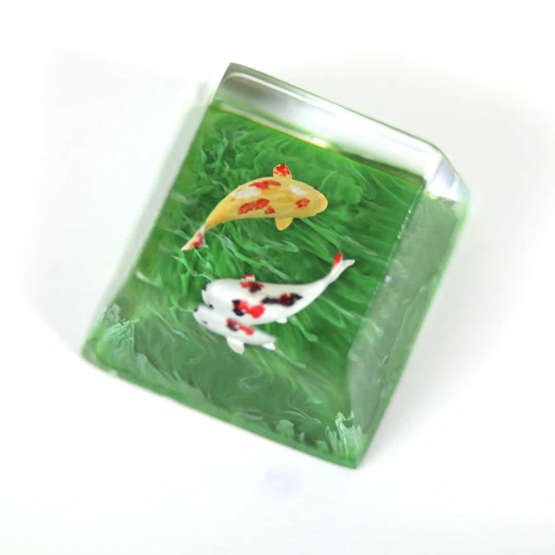 Koi Artisan Keycaps - Shimmering Pond Series - Walmart.com