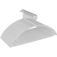 50 Pack Plastic Clothes Hangers Non Slip Space Saving Curved Design ...