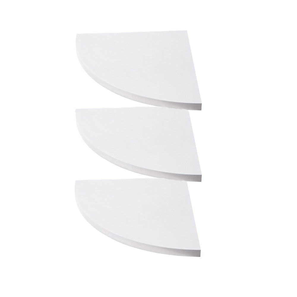 Click here for Amerteer 3pcs Wall Corner Shelves Triangle Fan Sha... prices