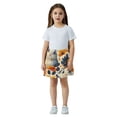 Bunny Flower Butterfly Pattern Cotton Skirt Built-in Liner Elastic A ...