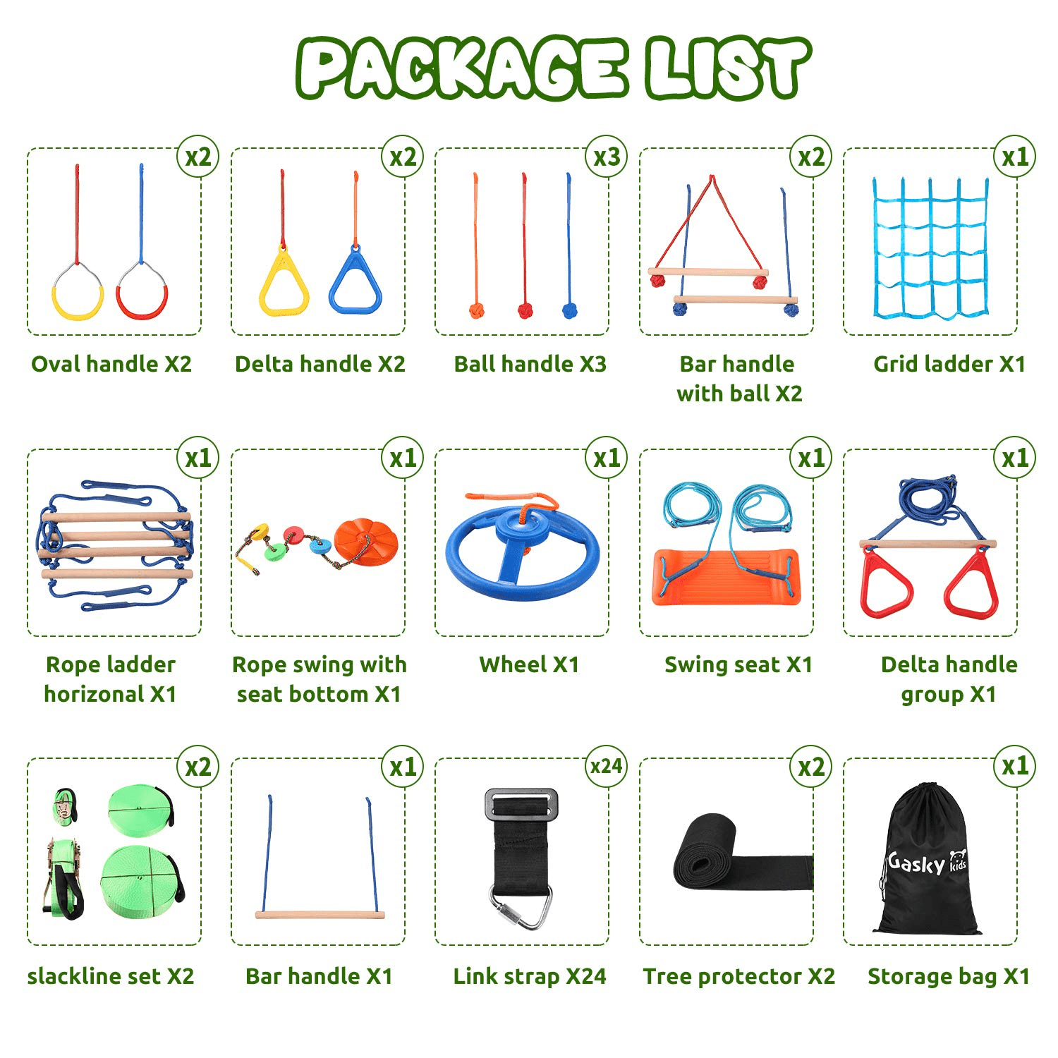 Buy Gasky Brand Ninja Warrior Set for Age Group 8 Above Sports ...