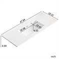 Modern Thin-Edge Single Bowl Countertop Bathroom Vanity Basin, Large ...