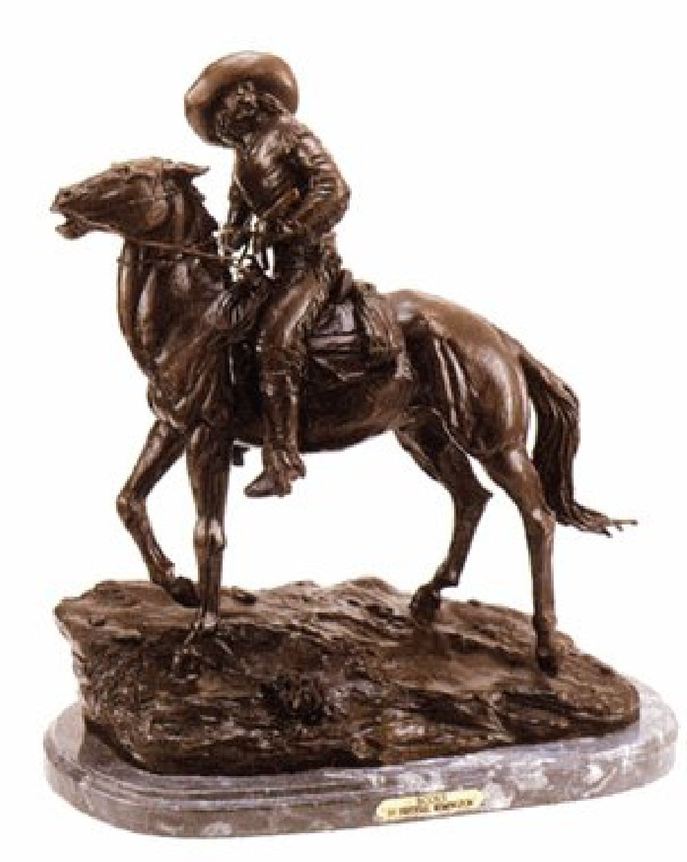 Frederic Remington "Scout" American Handmade Solid Bronze Sculpture ...