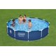 Coleman Steel Pro 12 ft. x 33 in. Round Metal Frame Above Ground Pool ...