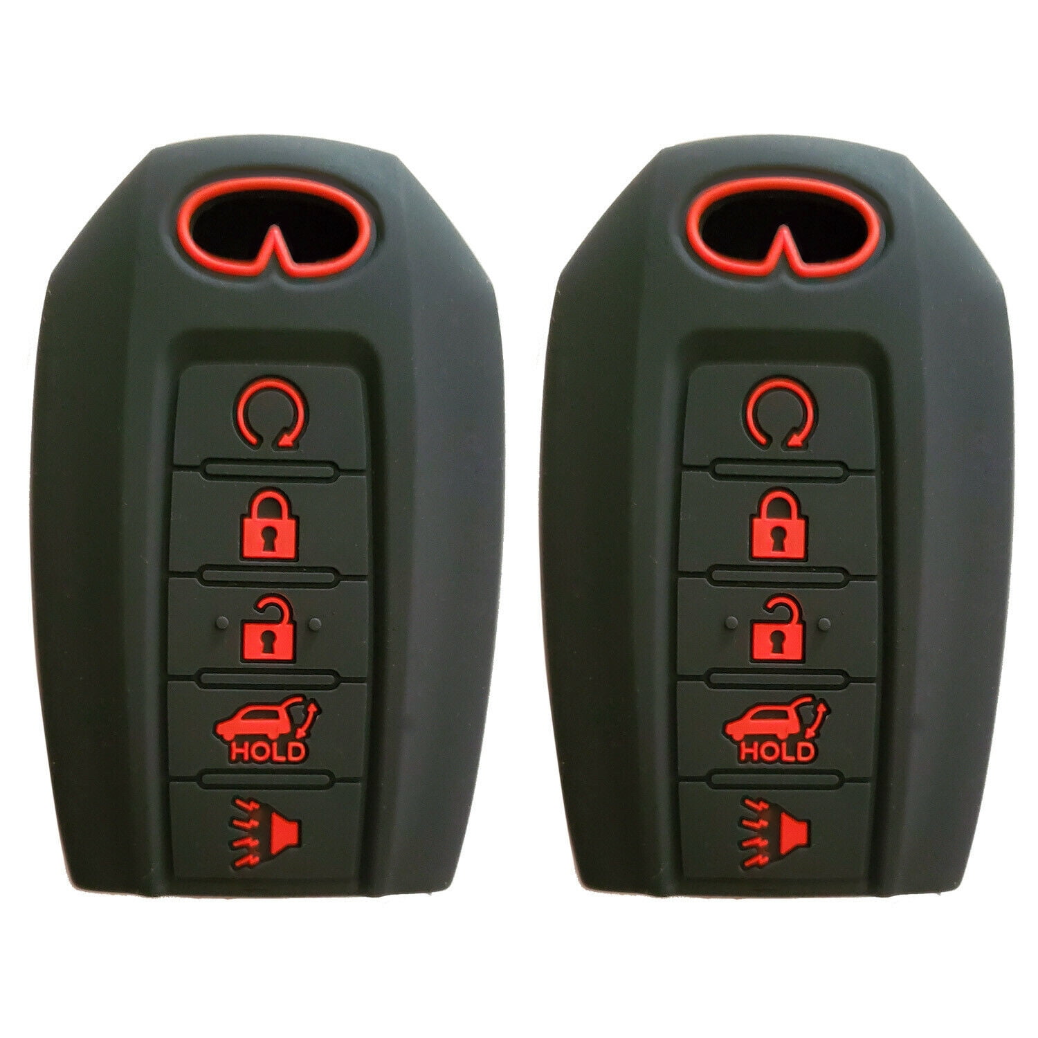 Silicone 5B Cover Entry Fob Case Skin Entry Holder QX 50 QX50 QX60 ...