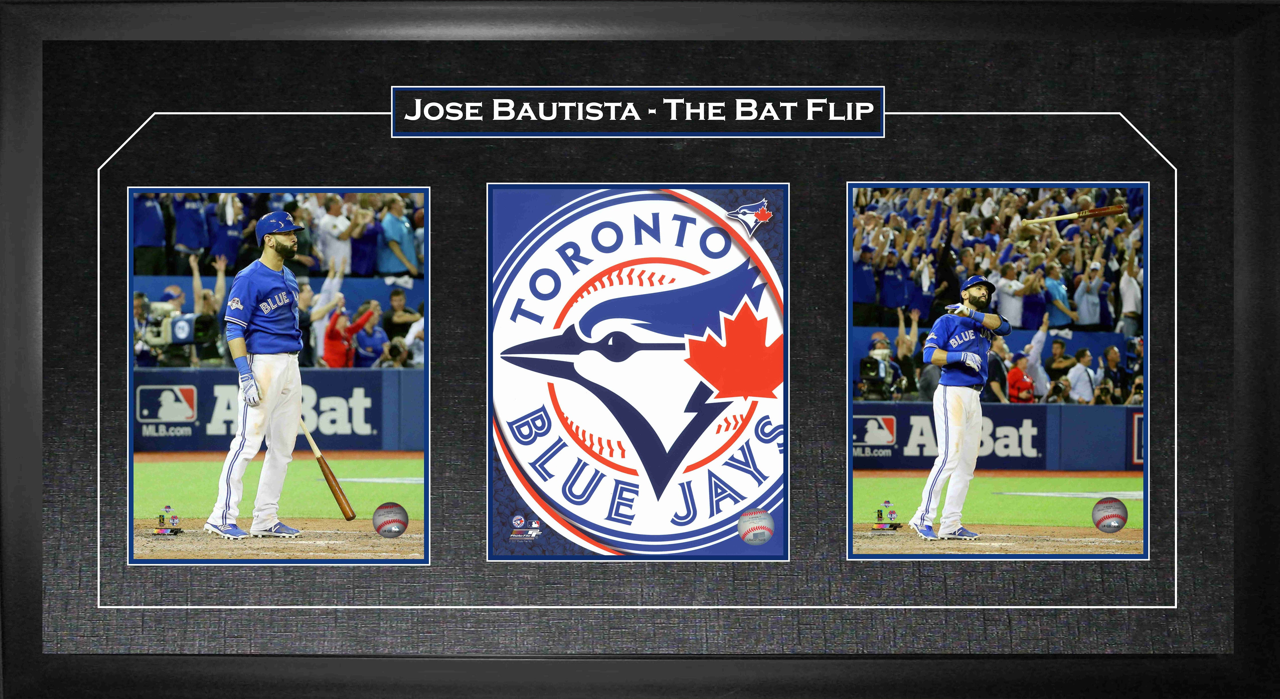 Jose Bautista Toronto Blue Jays Triple 8x10 Photo Frame The Bat Flip - Walmart.ca