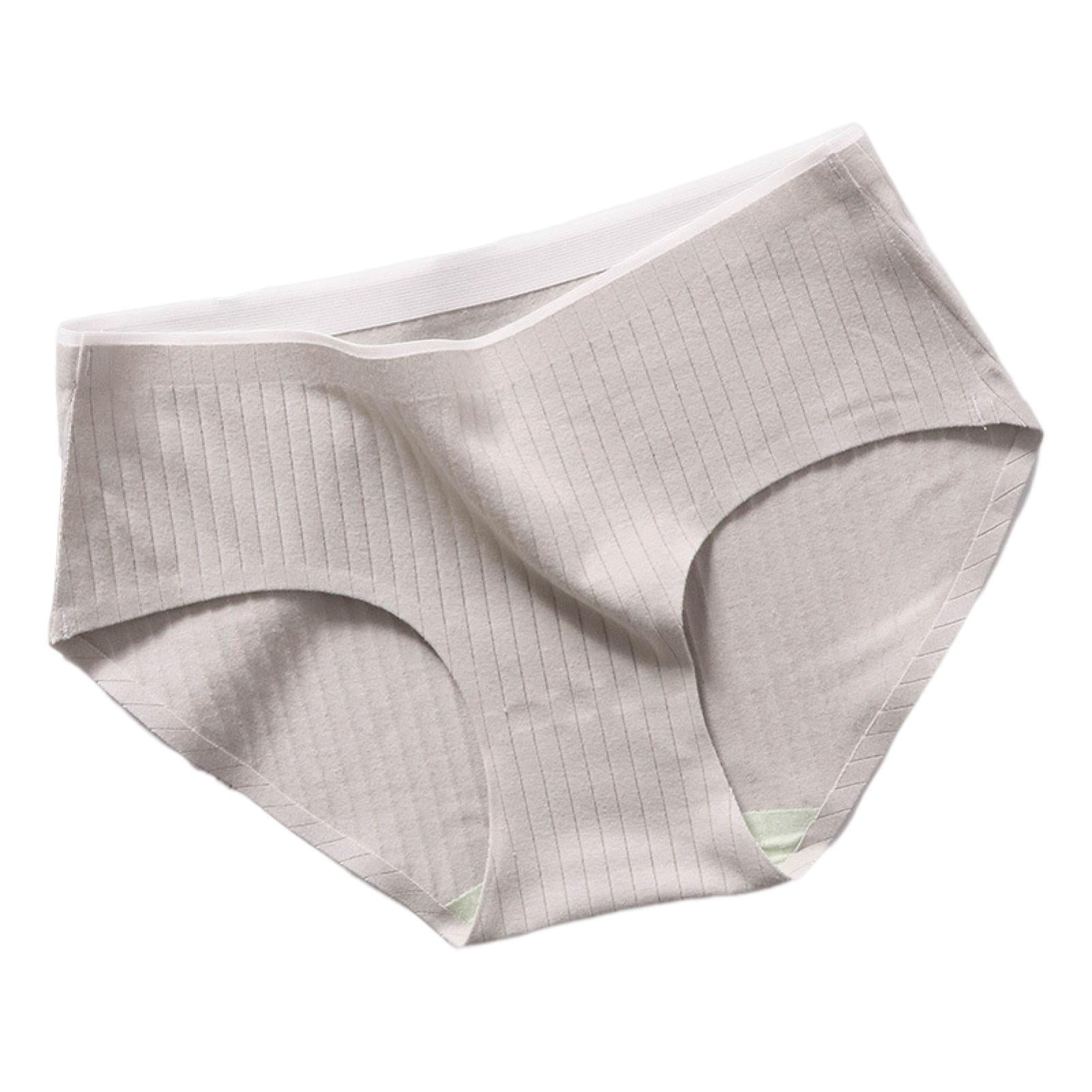 huanledash Women Panties Cotton Inner Crotch One-Piece Type Mid Waist ...