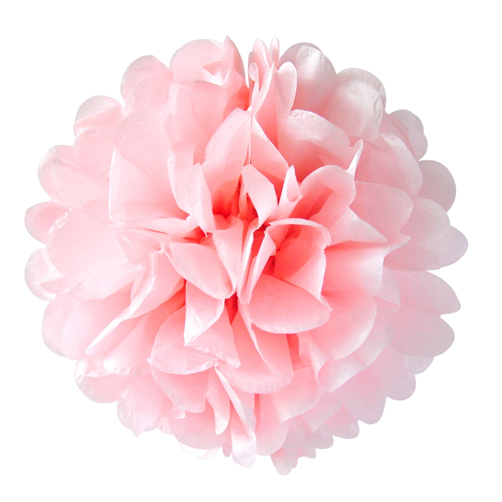 Matsuzay 1 Uds. Conjunto de bolas de papel rosa de 7,8 pulgadas con ...
