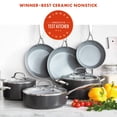 GreenPan Valencia Pro 11-Piece Nonstick Aluminum Cookware Set, Hard ...