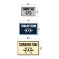 Classic Framed Community Room Sign (Blue) - Small - Walmart.com