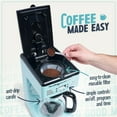 Retro 12-Cup Programmable Coffee Maker With LED Display, Automatic Shut ...
