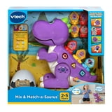 VTech Mix and Match-a-Saurus, Dinosaur Learning Toy for Kids, Purple ...