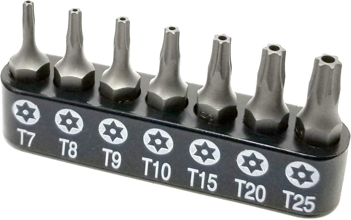 Garten Pro-Grade 13pc Tamper Proof TORX Star Bit Set T-4 to T-40 Taiwan by Pro Tools Rasenmäher ...