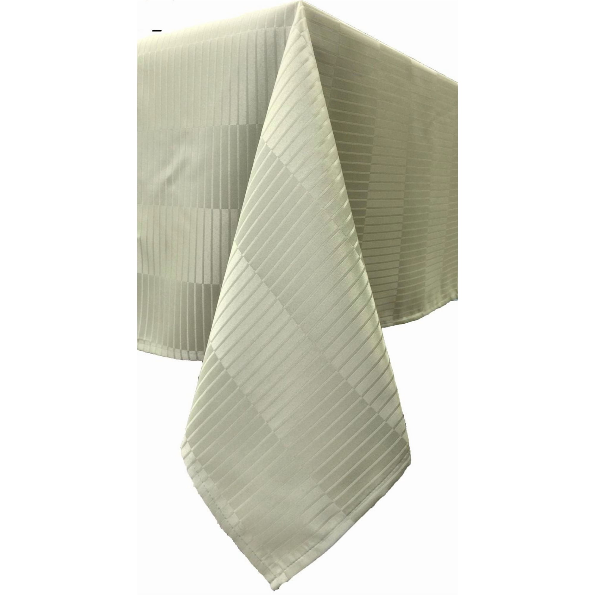 Click here for Fabstyles Premium Stripe Spill-Proof Tablecloth 58... prices