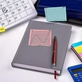 Mr. Pen- Graph Paper Sticky Notes, 6 Pads, 3x3 Inch, Bright Colors ...