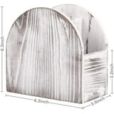 3-Slot Wooden Remote Control Holder, Remote Caddy Holder Media ...