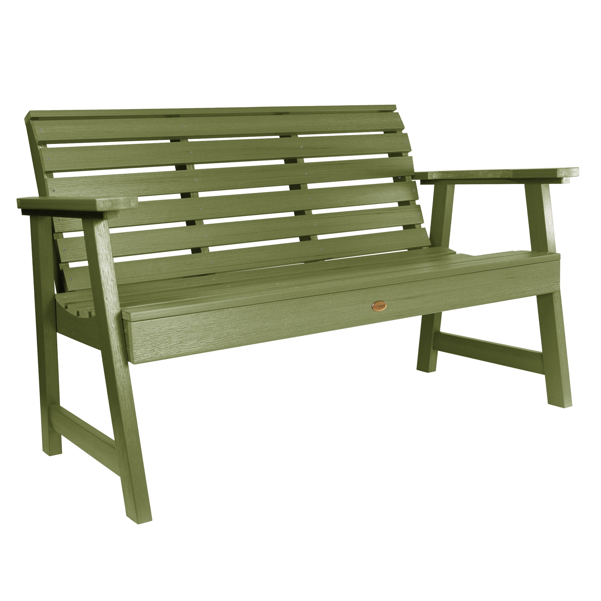 highwoodÂ® Eco-Friendly Recycled Plastic Weatherly Garden Bench, 4 ...