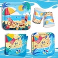 Beach Theme Party Supplies, Summer Pool Pack Includes: Paper Dinner ...