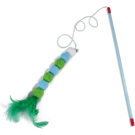 Cat Toy Funny Cat Toy Fishing Rod Kitten Cat Pet Toy Stick Teaser ...