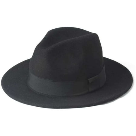 Bail Wool Women's Men's Wide Brim Sombreros Jazz Church Cap Panama Top ...