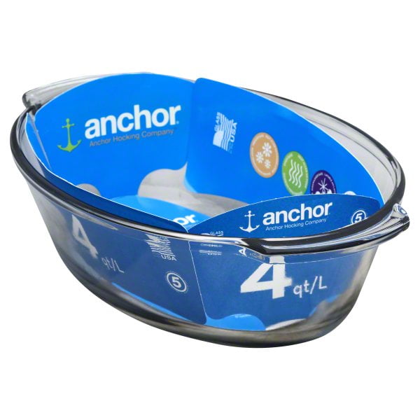 Anchor Hocking Anchor 4 Quart Bakeware - Walmart.com