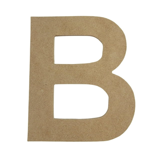 Wooden Letter Unfinished, Arial Font, Craft Cutout - Walmart.com