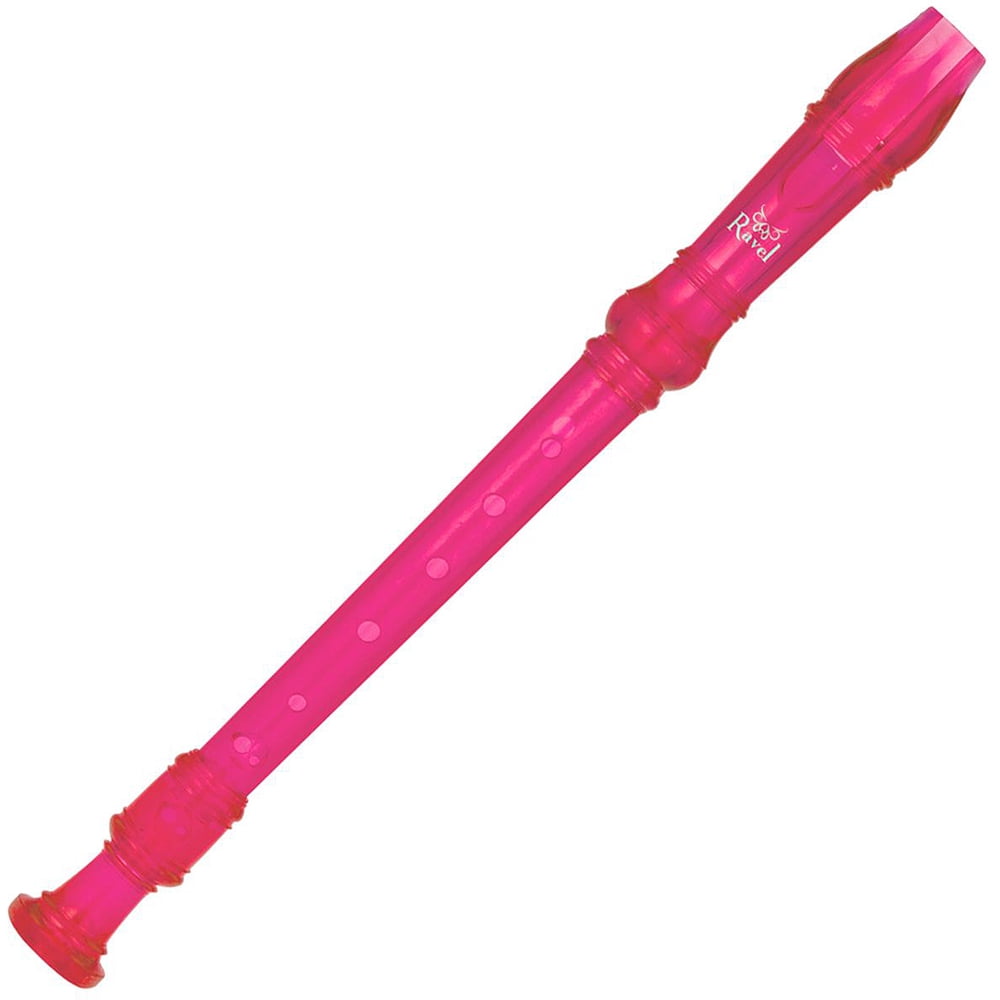 Ravel Transparent Pink Recorder w/ Cleaning Rod & Bag - Walmart.com ...