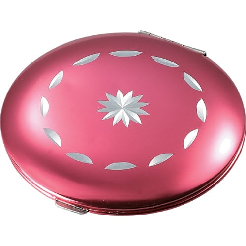 Visol Pearl Metal Hot Pink Compact Mirror - Walmart.com - Walmart.com