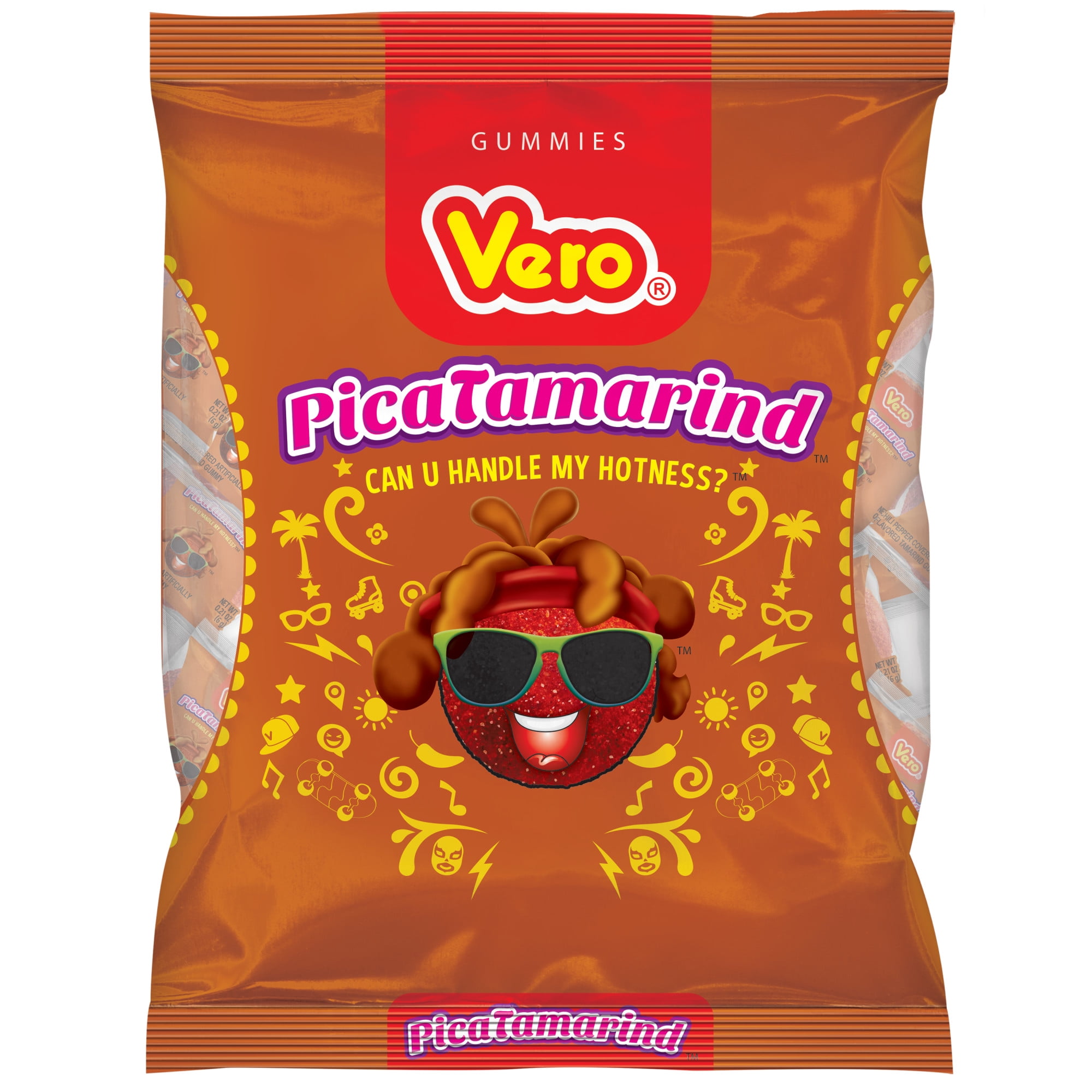 Vero PicaTamarind Tamarind Artificially Flavored Gummy Coated with ...