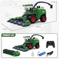 Fisca BIG RC 2 in 1 Farm Tractors Toys with Roller Cutter, Rotary Head ...