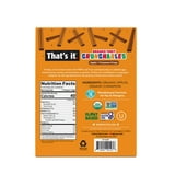 That's It. Crispy, Gluten-Free, Organic Apple + Cinnamon Crunchables, 6 ...