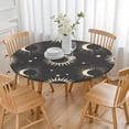 Celestial Bohemian Starry Night Tablecloth - Gothic Cosmic Aesthetic ...