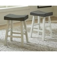 Ashley Signature Design Glosco Wood Counter Height Barstools, Set of 2 ...