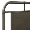 Urban Industrial Burnished Smoke Queen Metal Bed - Walmart.com