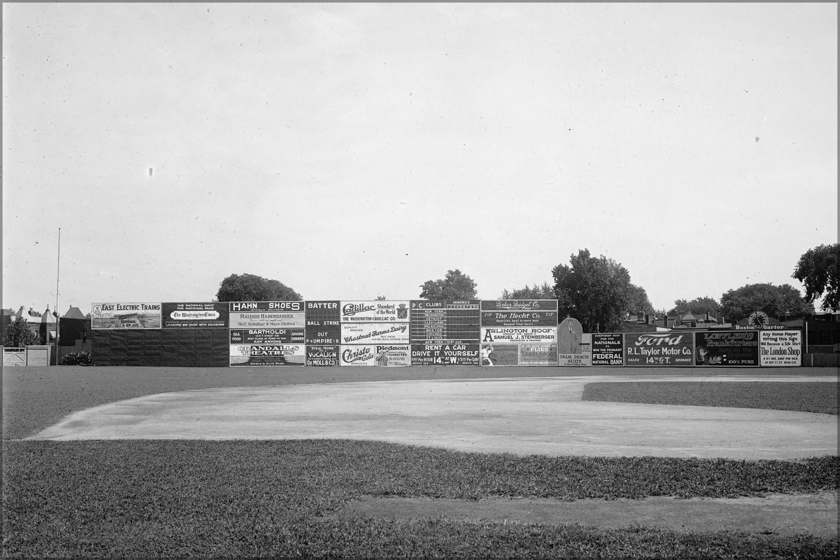 24"x36" Gallery Poster, infield & right field wall of Griffith Stadium ...
