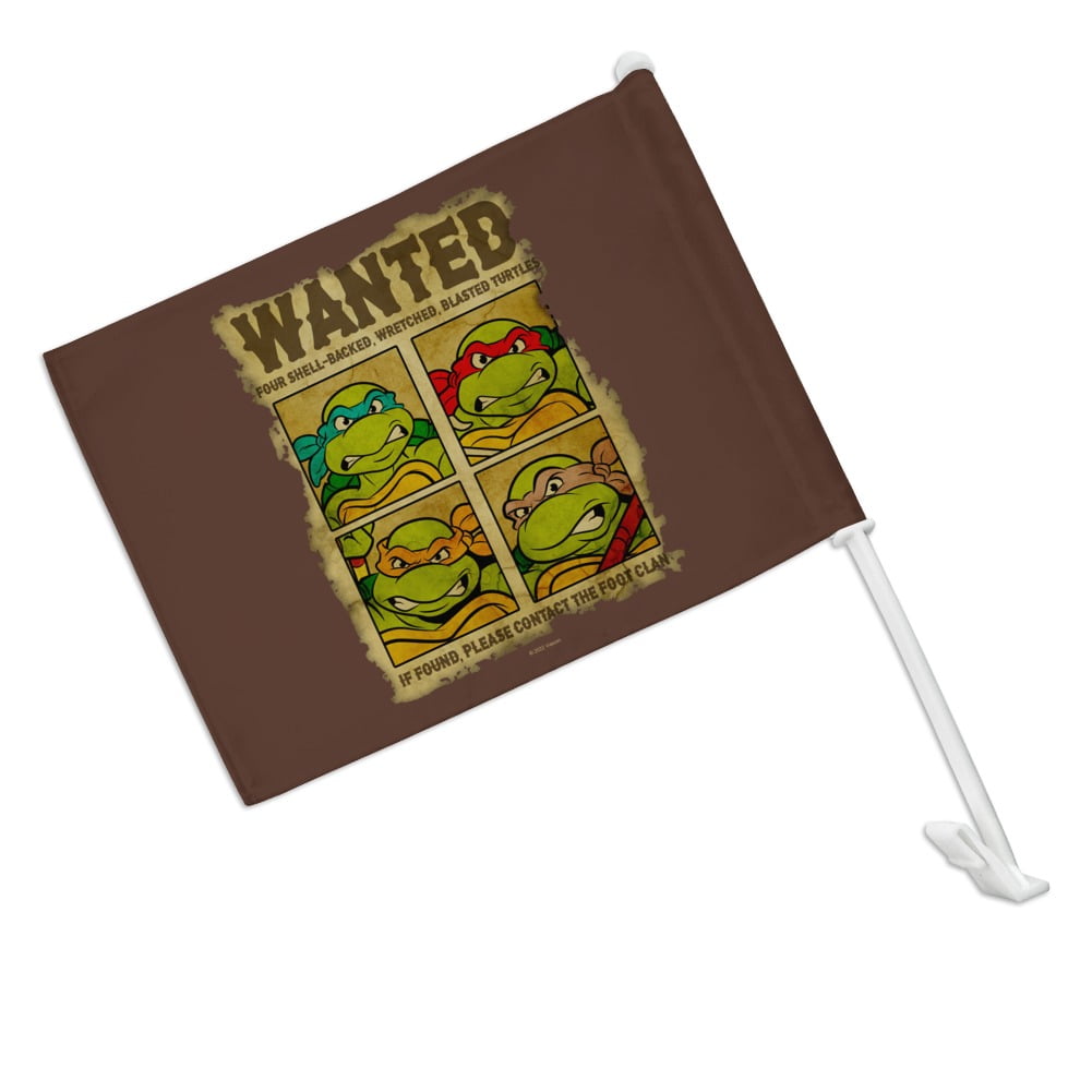 TMNT Most Wanted Car Truck Flag with Window Clip On Pole Holder ...