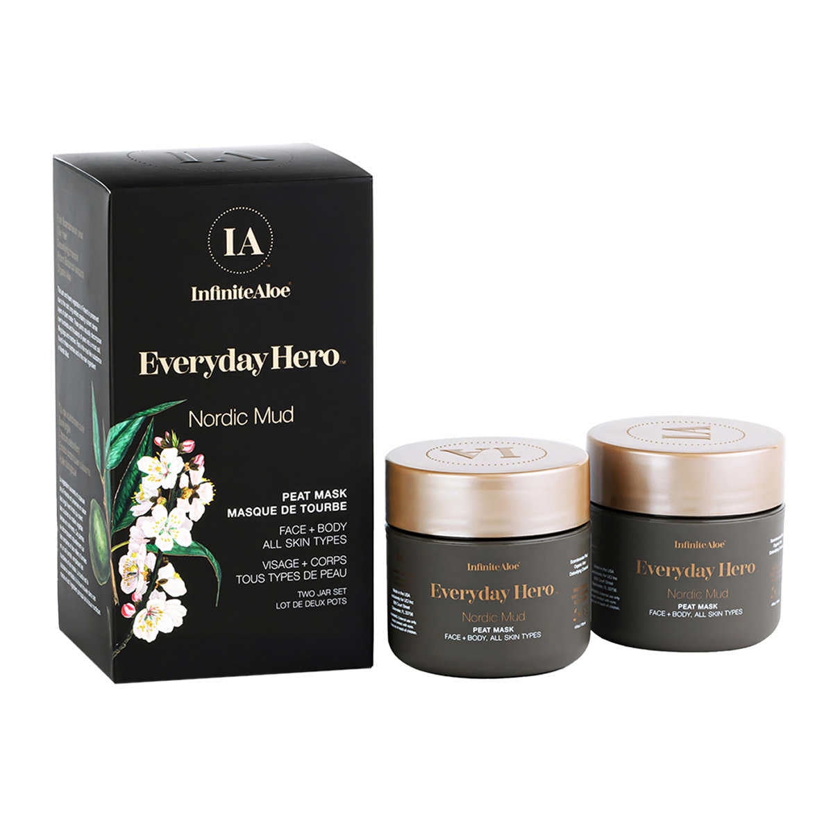 Click here for Infinitealoe Nordic Mud Mask 2 Jar Set prices