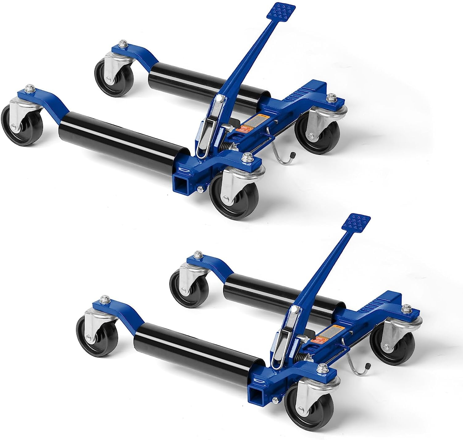 TUFFIOM Car Wheel Dolly Jack Set of 2, Mechanical 1500-lbs Car Skates ...