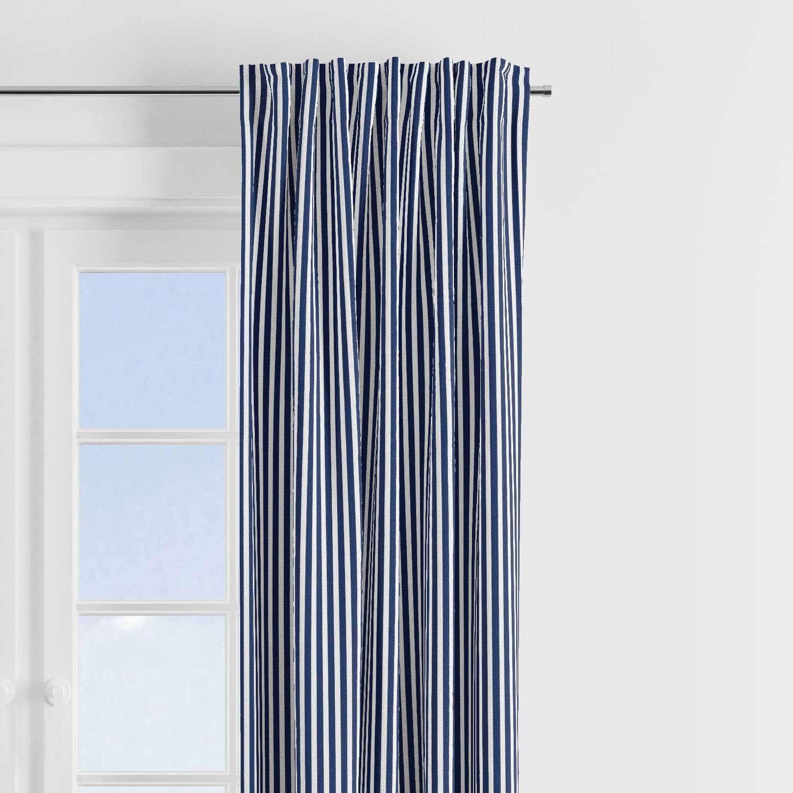Pin Stripes Single Curtain Panel - Walmart.com