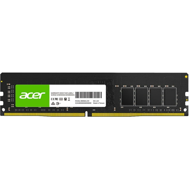 Memoria Acer DIMM UD100 U-DIMM, DDR4 PC4-21300 (2666MHz), CL19, 16GB. | Walmart en línea