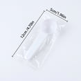 5PC Food Grade Long Handle Nontoxic Reusable Plastic Measuring Spoon ...
