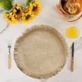 COM1950s Round Placemat for Dining Table,Natural Jute Table Mat with ...