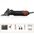 6 Gear Electric Sheep Pet Hair Clipper Shearing Kit Shear Wool Cut Goat ...