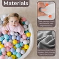 47" Nougat Foam Ball Pit Round Spacious Soft Play Pool - Walmart.com