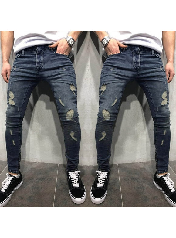 Mens Skinny Bootcut Jeans