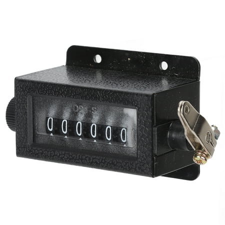 FLAMEEN Punch Counter,Mechanical Counter 6 Digit Hand Pull Stroke Tally ...
