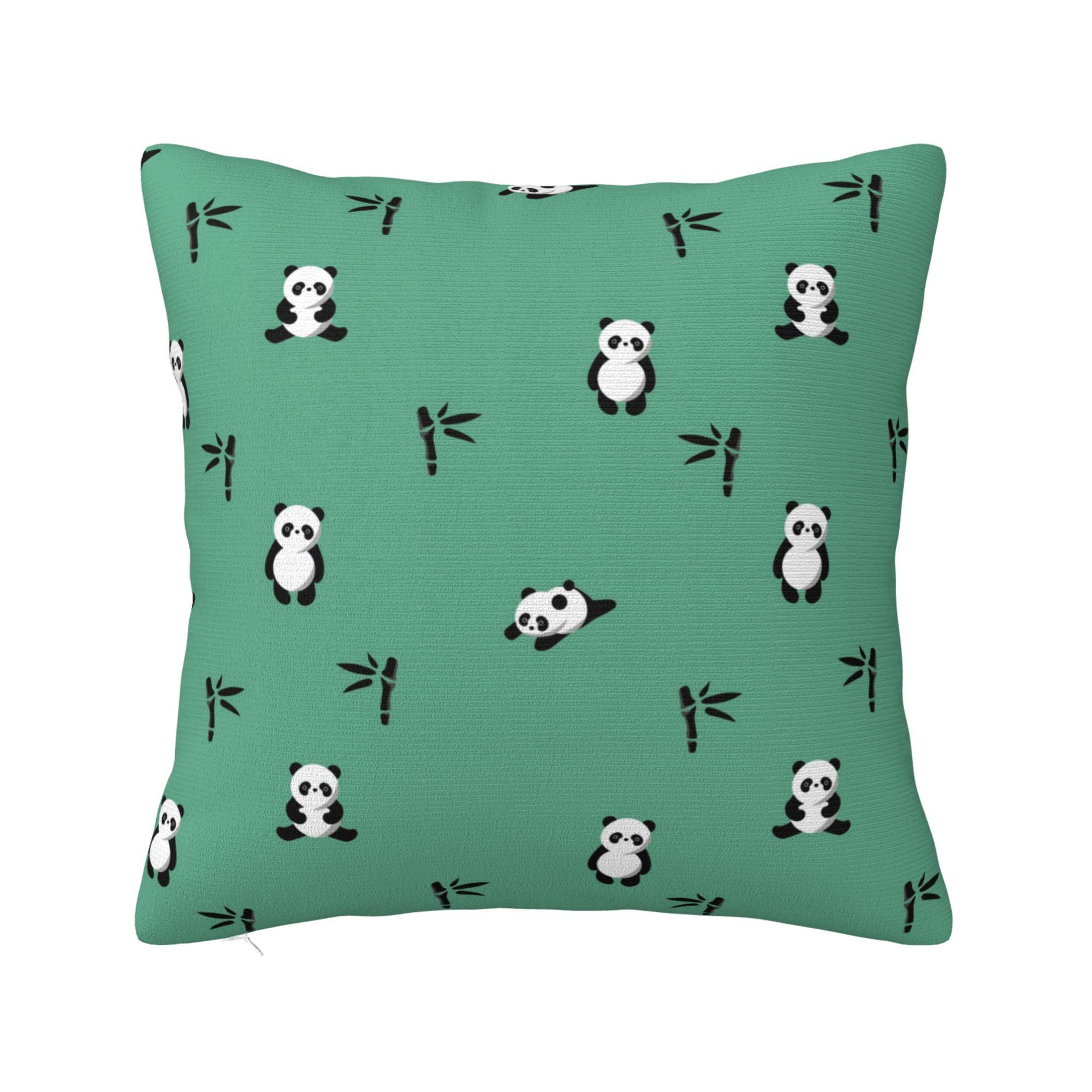 ZICANCN Decorative Throw Pillow Covers , Cute Pandas Green Couch Sofa ...