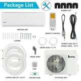 Zimtown 11000BTU Wifi Enabled 17Seer Mini Split Air Conditioner ...